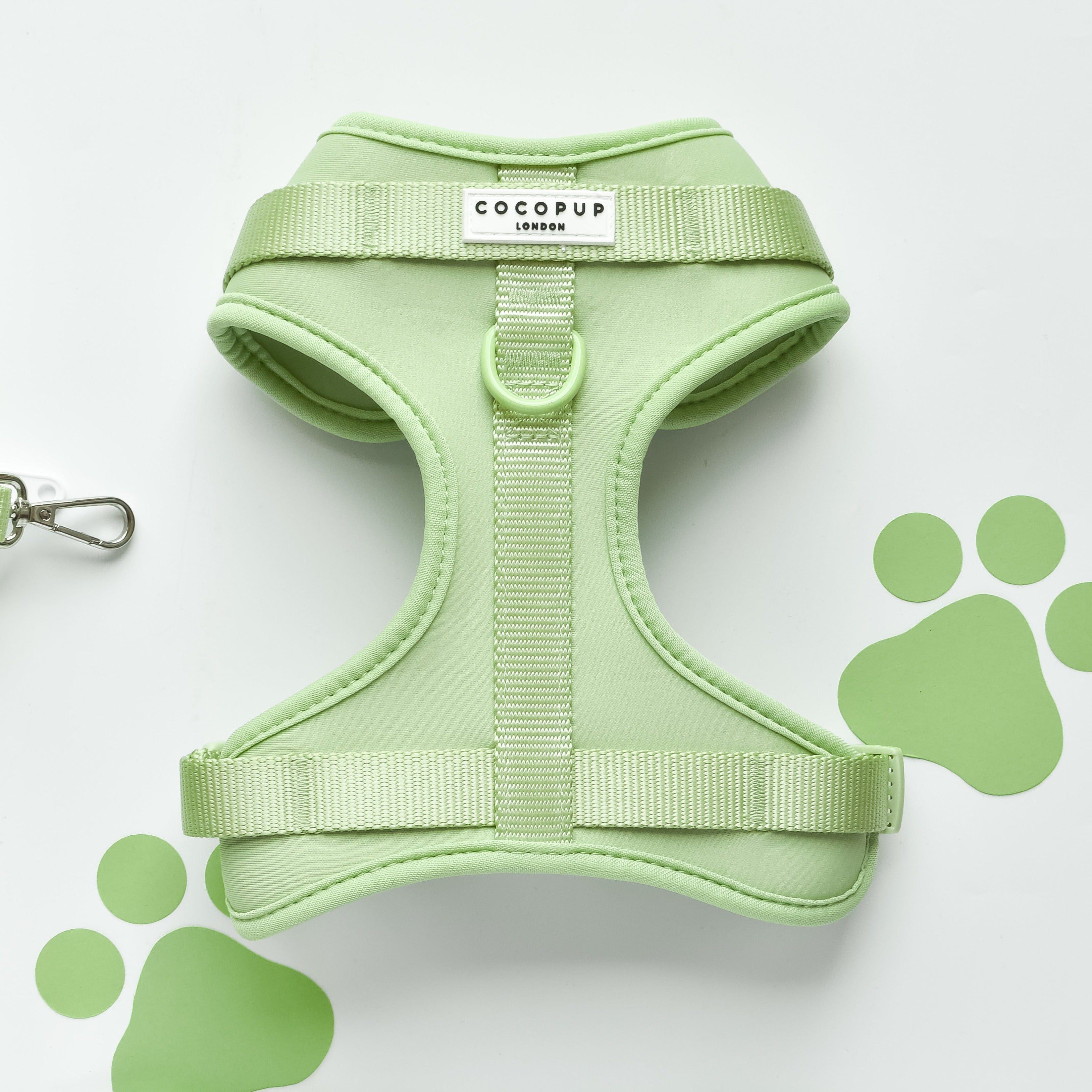 NAKD Adjustable Neck Dog Harness - Matcha | Cocopup London