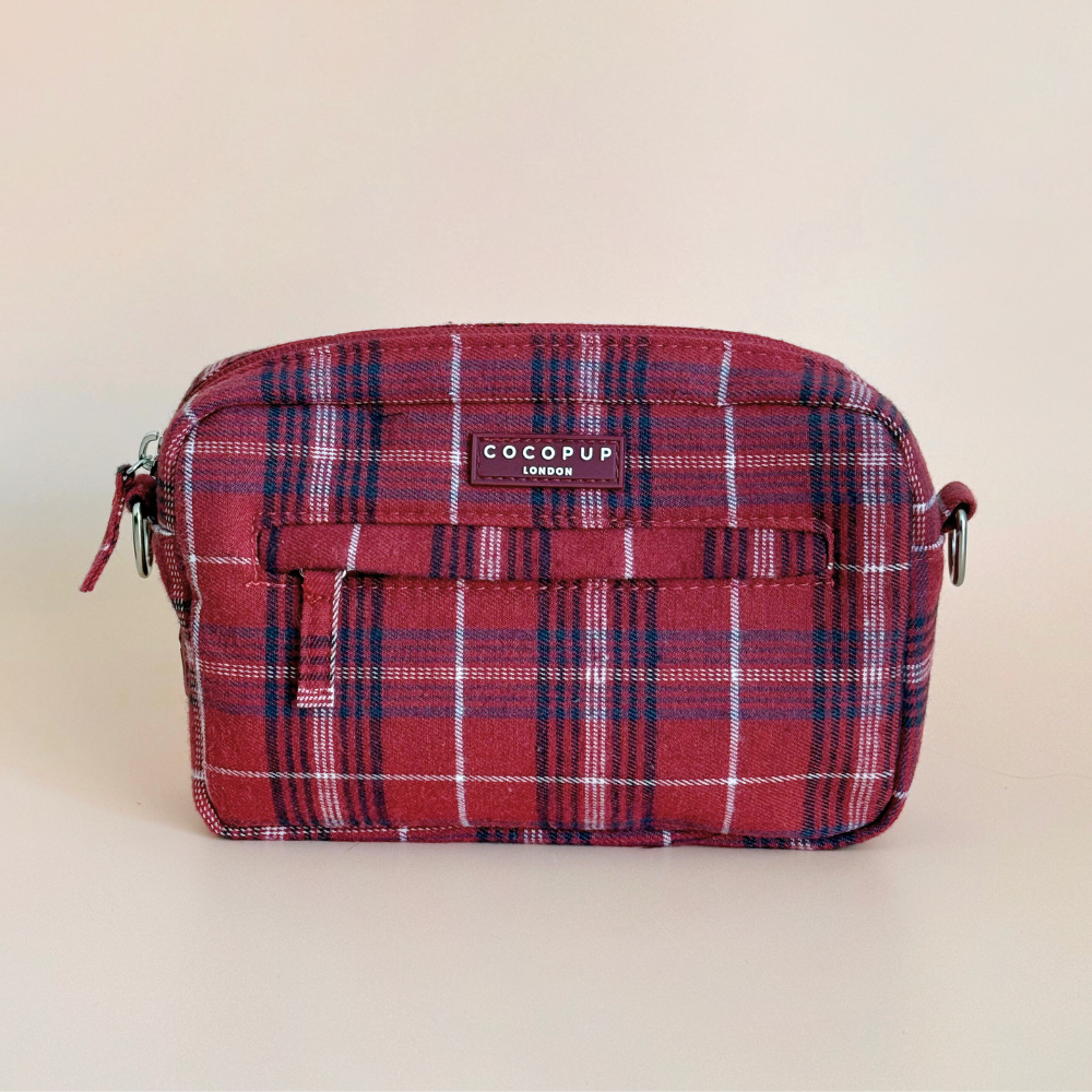 Dog Walking Bag - Mulberry Plaid – Cocopup London