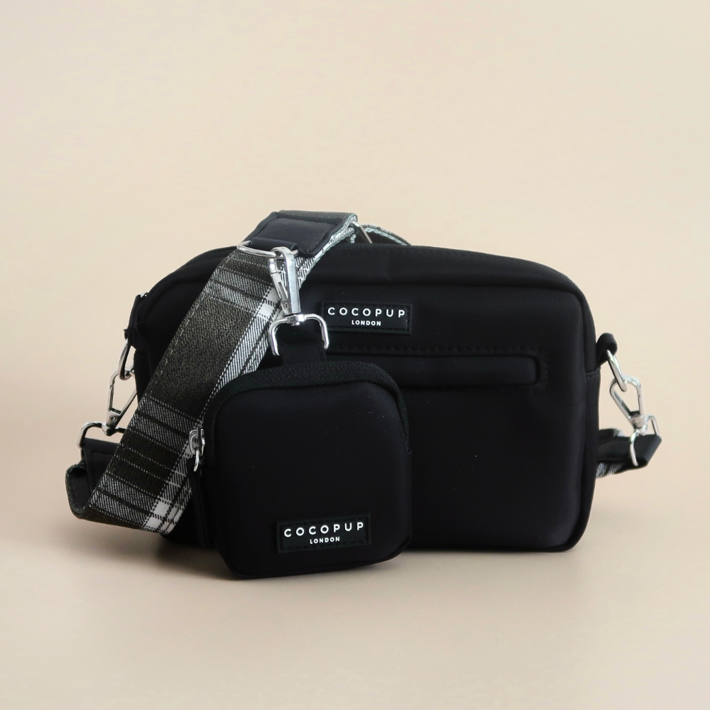 Dog Walking Bag Bundle - Olive Check | Cocopup London