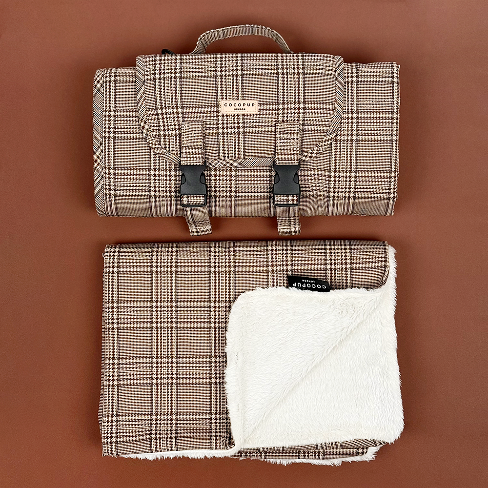Travel Mat & Blanket Set - Pup Plaid – Cocopup London
