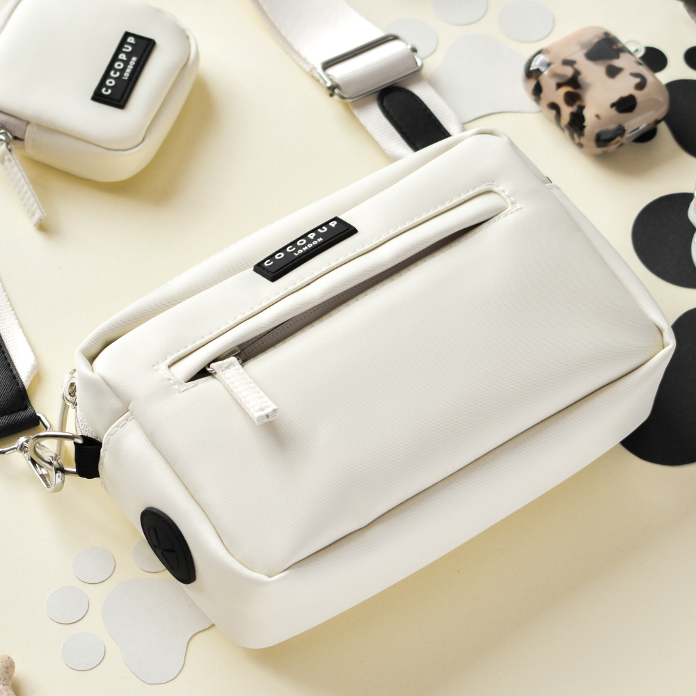 Dog Walking Bag - Oyster White – Cocopup London